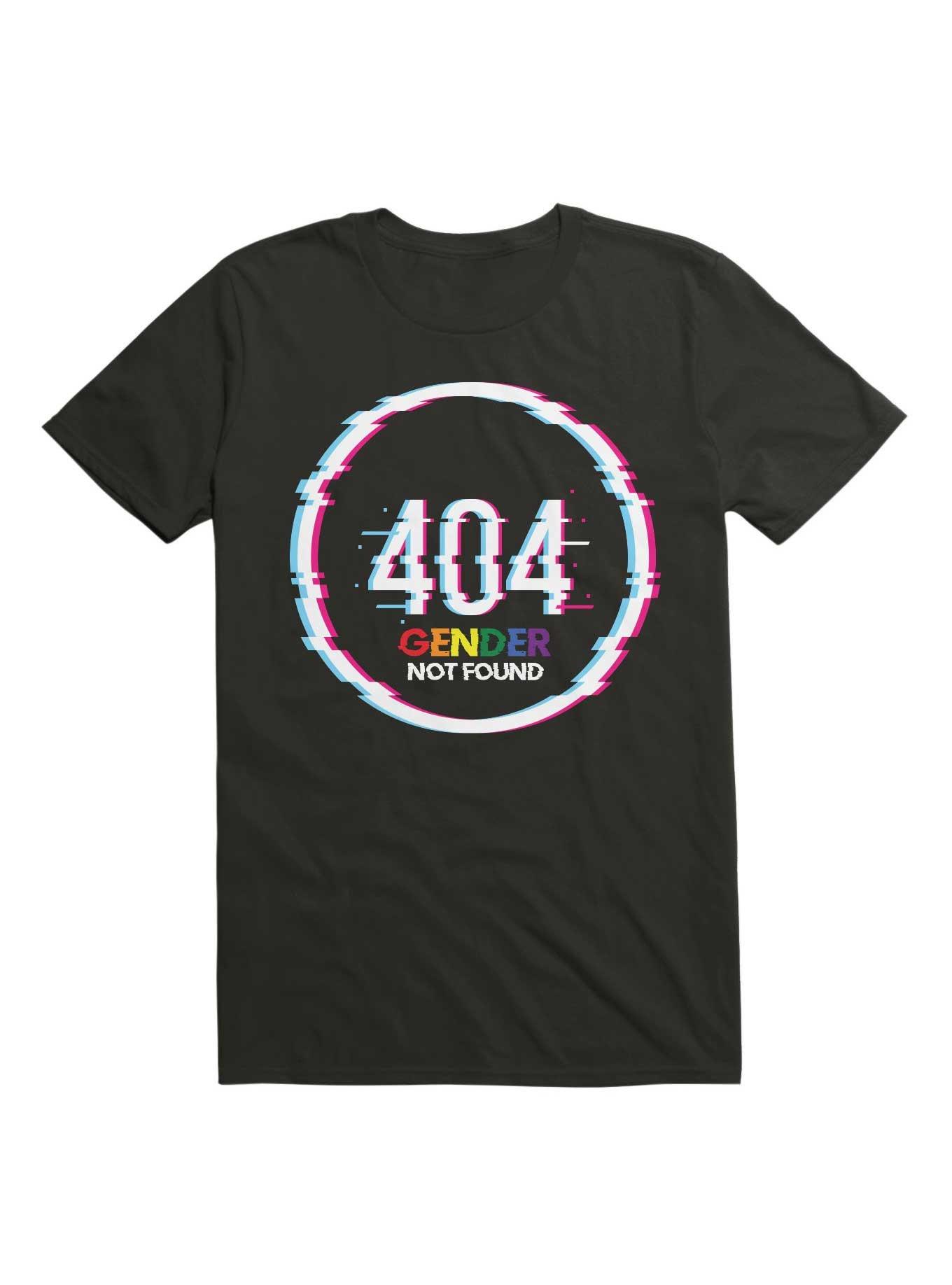 404 Gender Not Found T-Shirt | Hot Topic