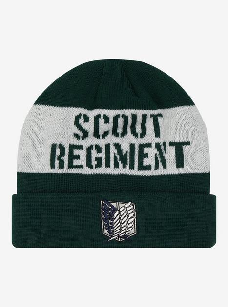 Attack On Titan Scout Regiment Stripe Beanie | Hot Topic