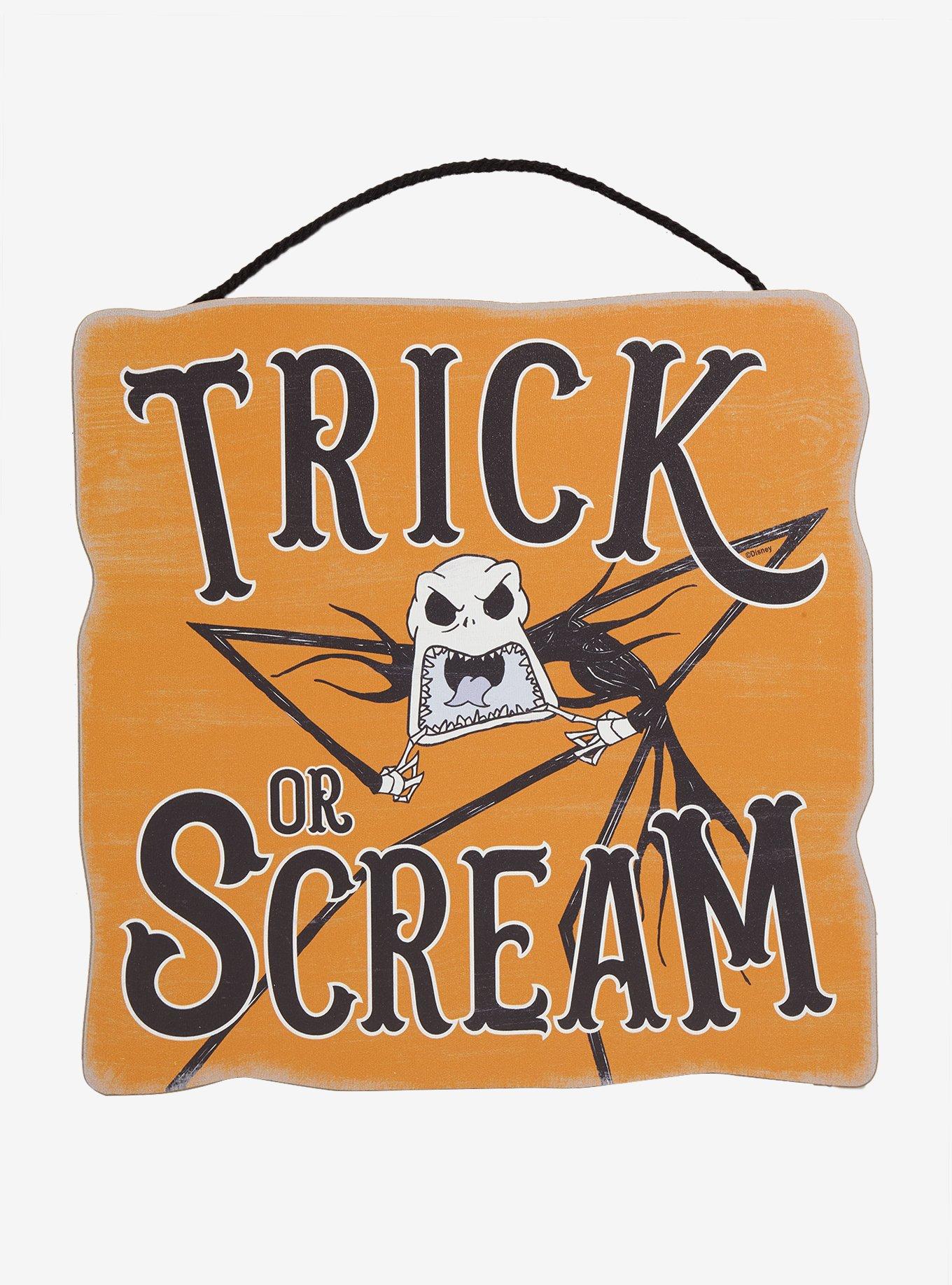 The Nightmare Before Christmas Trick Or Scream Door Sign | Hot Topic