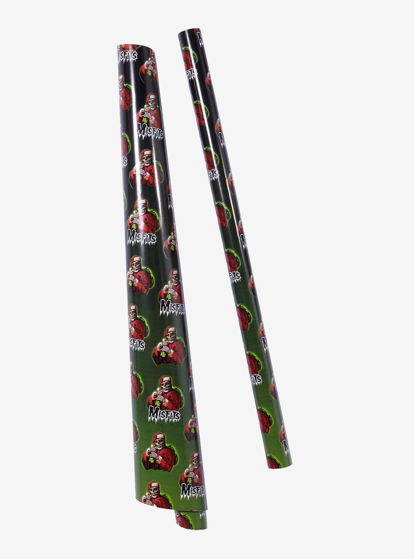 Misfits Crimson Ghost Santa Wrapping Paper | Hot Topic