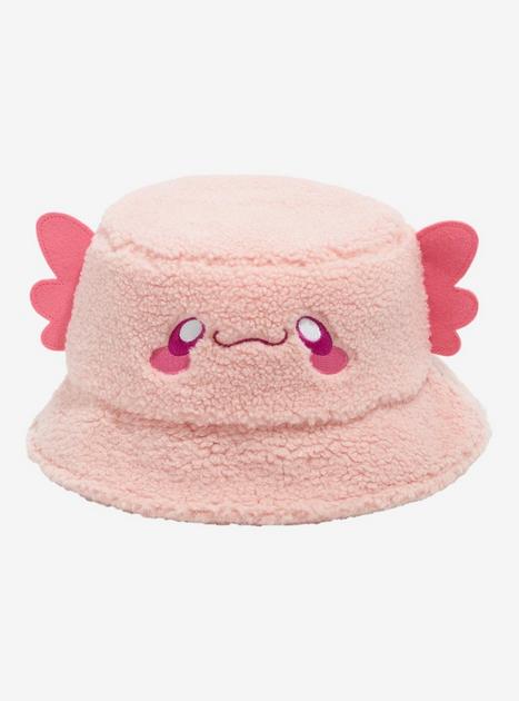Pink Axolotl Sherpa Bucket Hat | Hot Topic