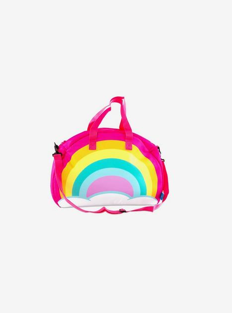 Rainbow Crossbody Tote Cooler Bag | Hot Topic