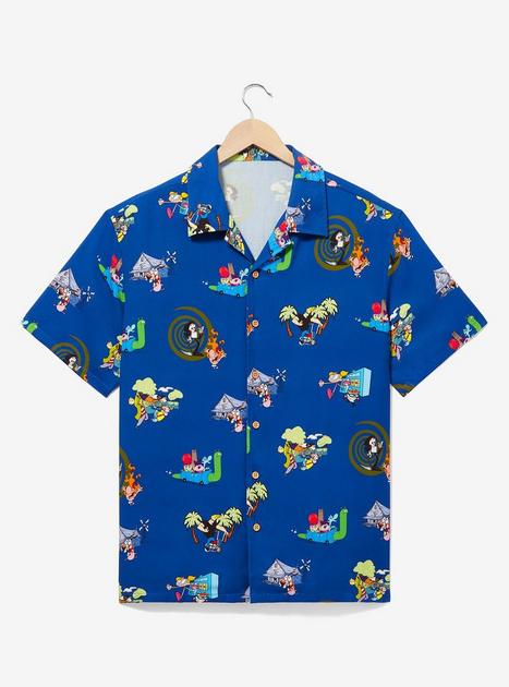 Cartoon Network Characters Allover Print Woven Button-Up | BoxLunch