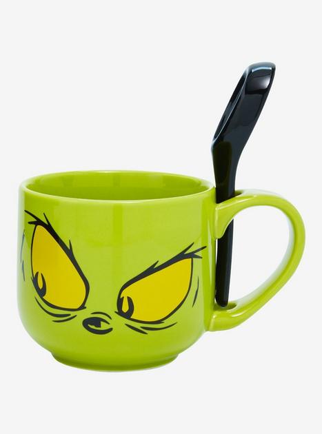 Dr. Seuss The Grinch Soup Mug With Spoon | Hot Topic