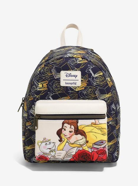 Loungefly Disney Beauty And The Beast Belle & Books Mini Backpack | Hot ...