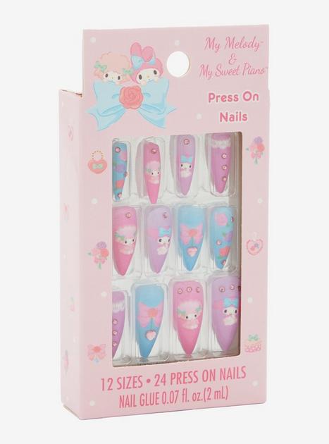 My Melody And My Sweet Piano Faux Nail Set Hot Topic