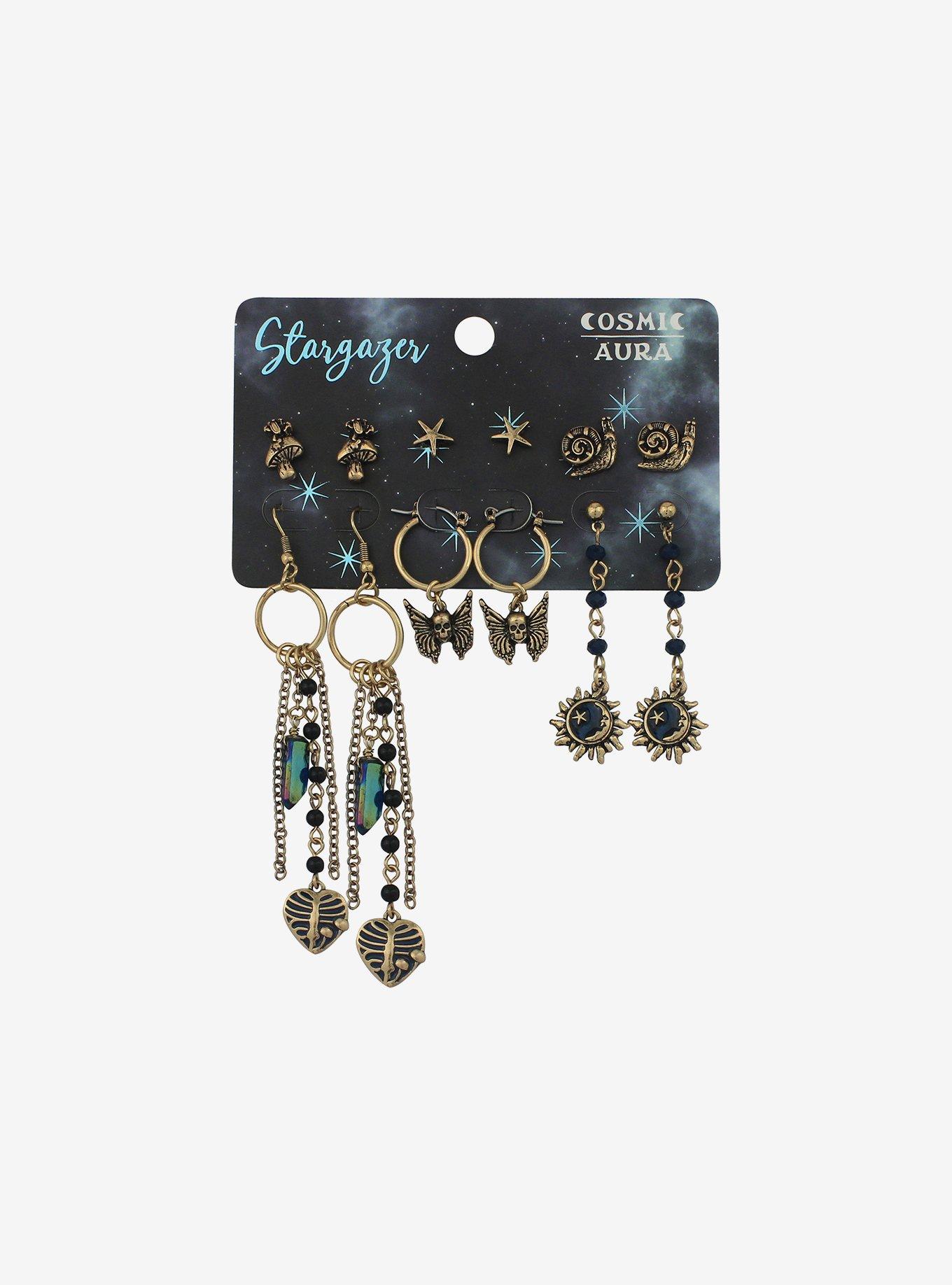 Cosmic Aura Dark Forest Celestial Earring Set | Hot Topic