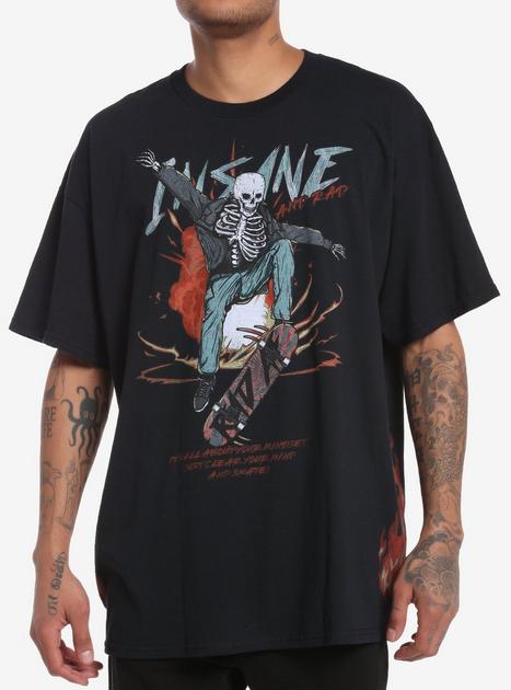 Social Collision Skating Skeleton T-Shirt | Hot Topic