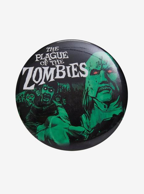 The Plague Of The Zombies 3 Inch Button | Hot Topic