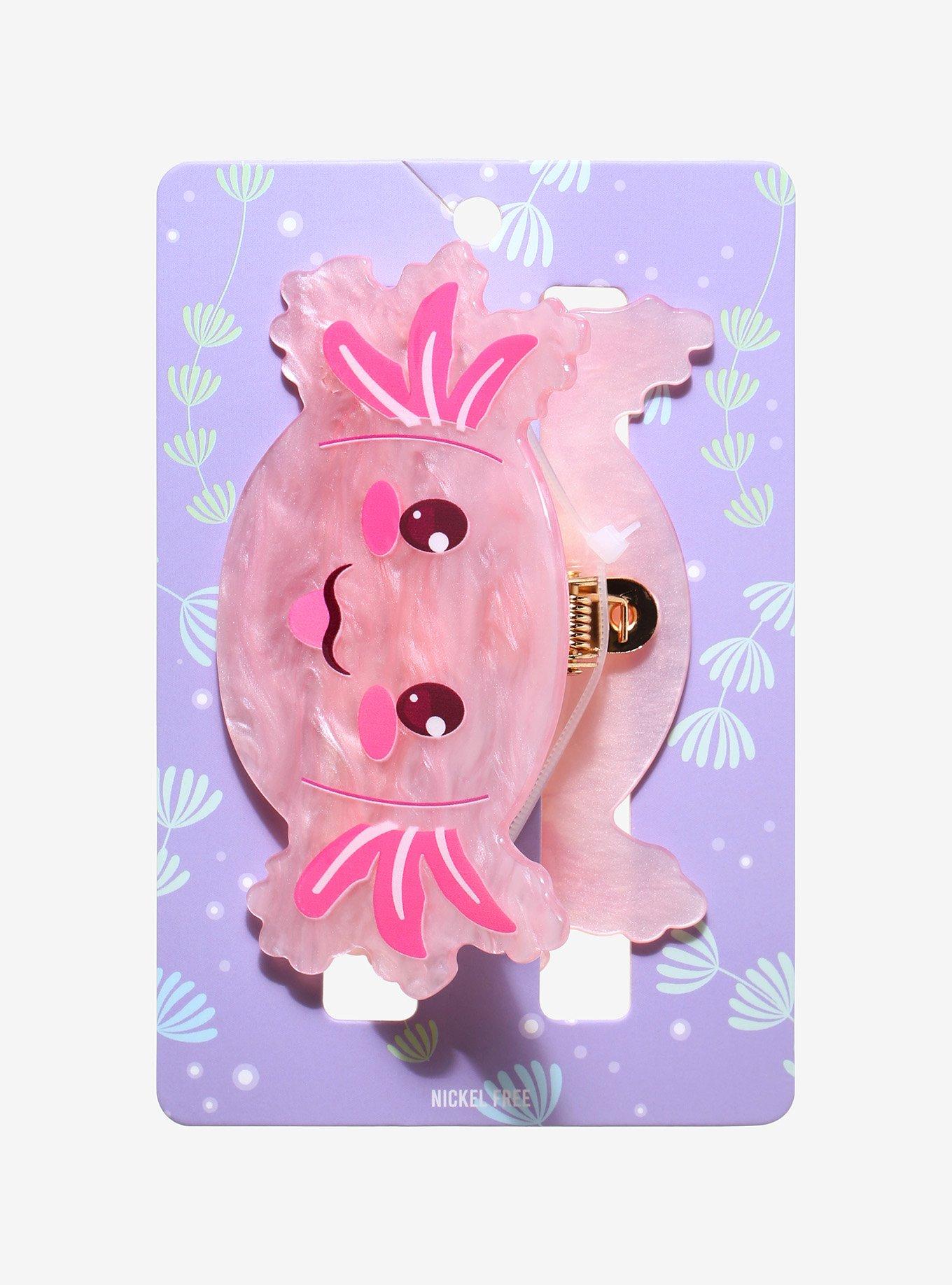 Pink Marble Axolotl Claw Hair Clip | Hot Topic