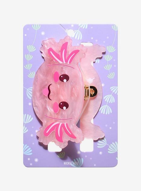 Pink Marble Axolotl Claw Hair Clip | Hot Topic