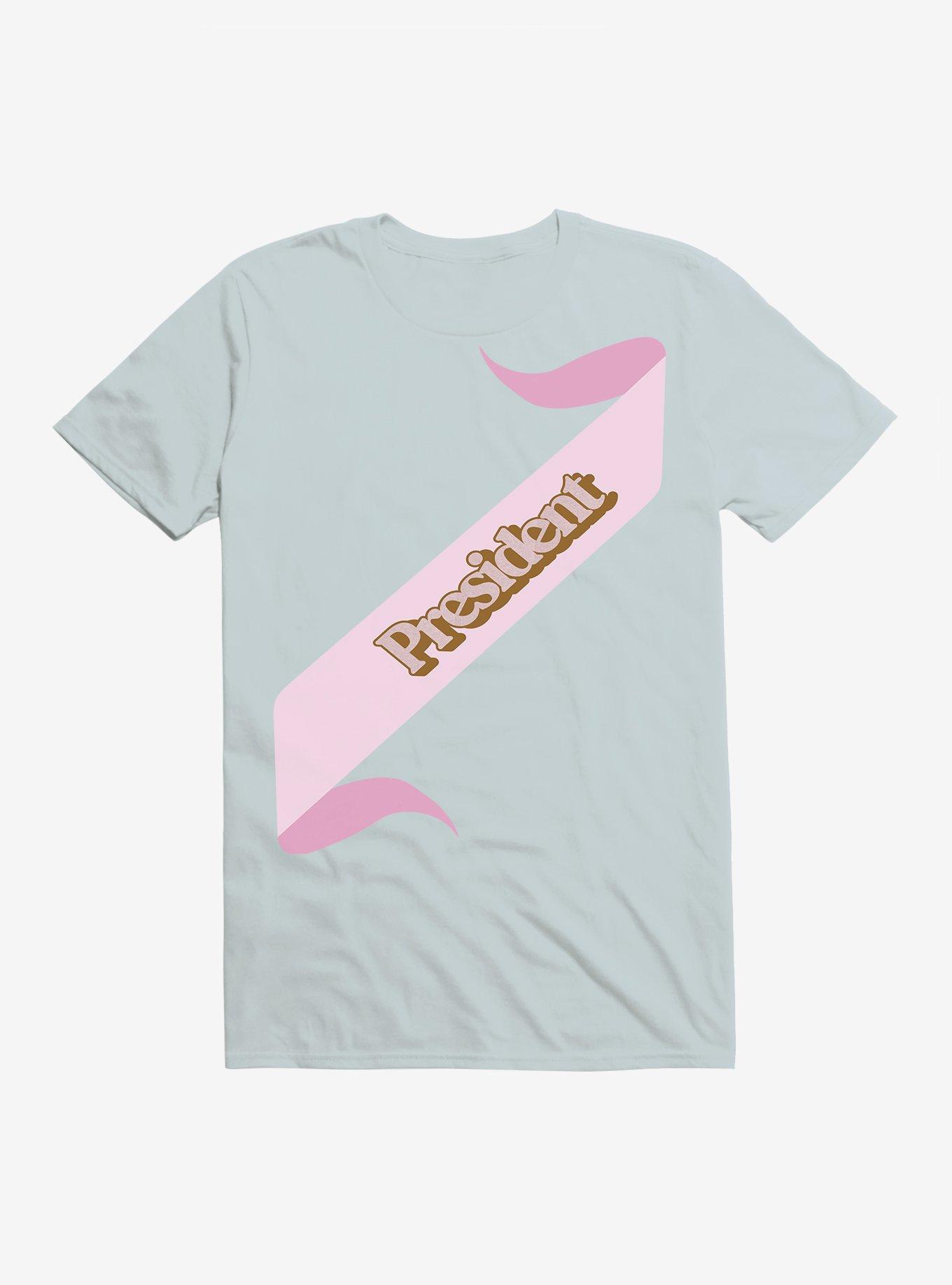 Barbie The Movie President Sash T-Shirt - BLUE | BoxLunch