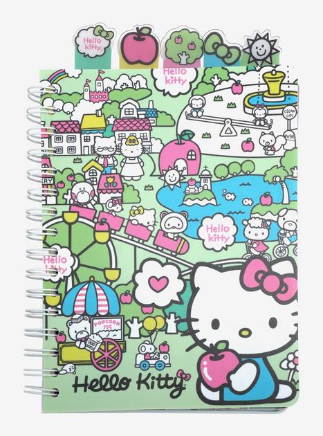 Hello Kitty Pastel Town Tab Journal | Hot Topic