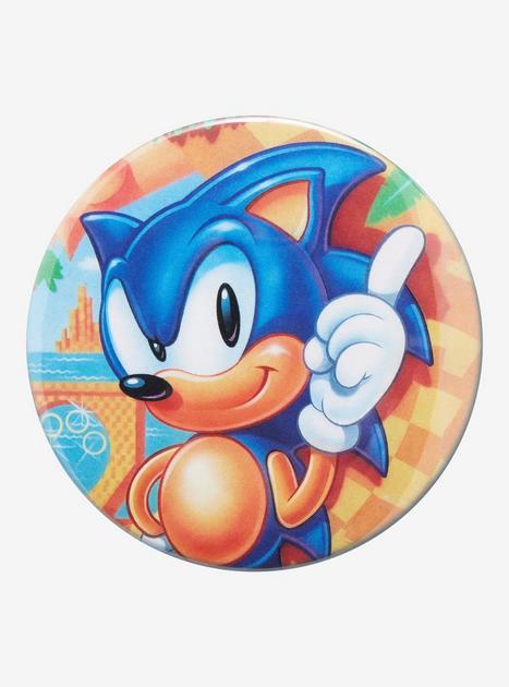 Sonic The Hedgehog Number One 3 Inch Button | Hot Topic
