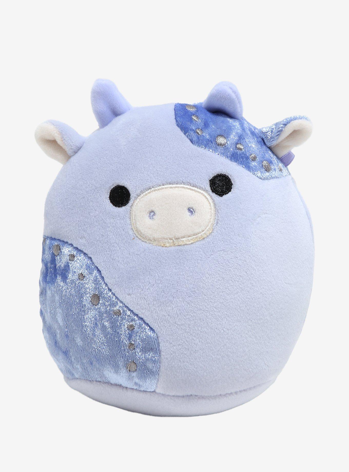 Hot Topic Squishmallows Marzio Blue Velvet Cow Plush | Hamilton Place