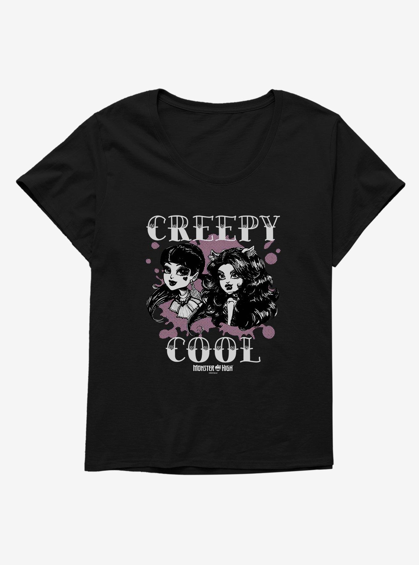 Monster High Draculaura And Clawdeen Wolf Girls T-Shirt Plus Size ...