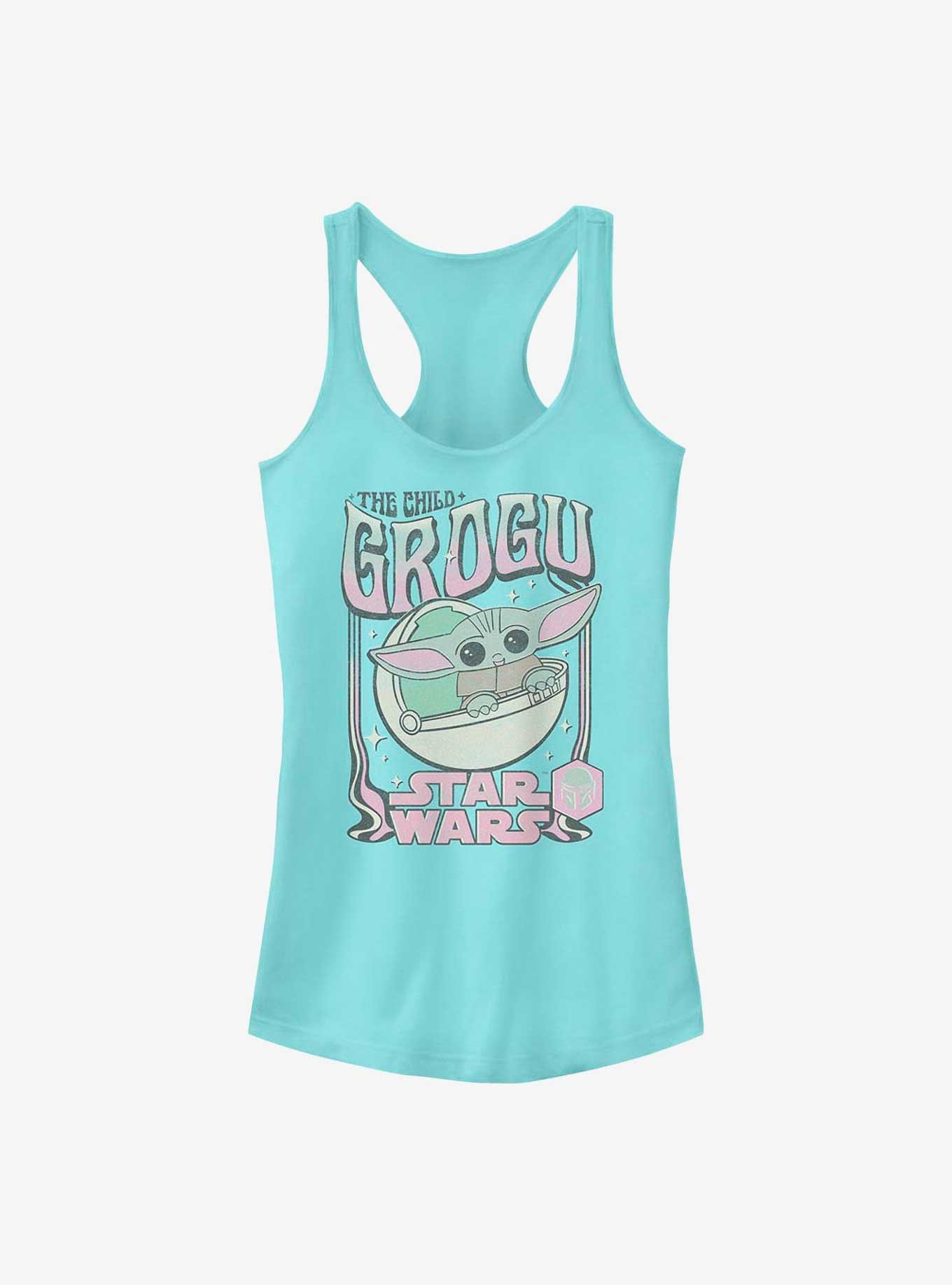 Star Wars The Mandalorian This Is The Way Grogu Girls Tank - BLUE | Hot ...