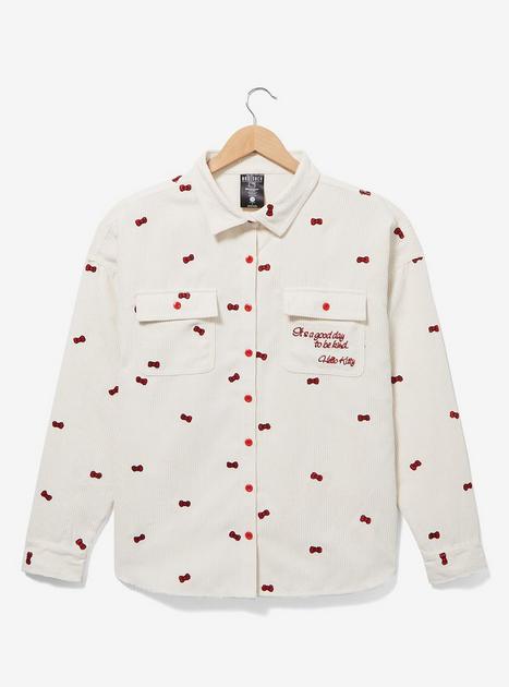 Sanrio Hello Kitty Allover Print Women's Shacket -- BoxLunch Exclusive ...