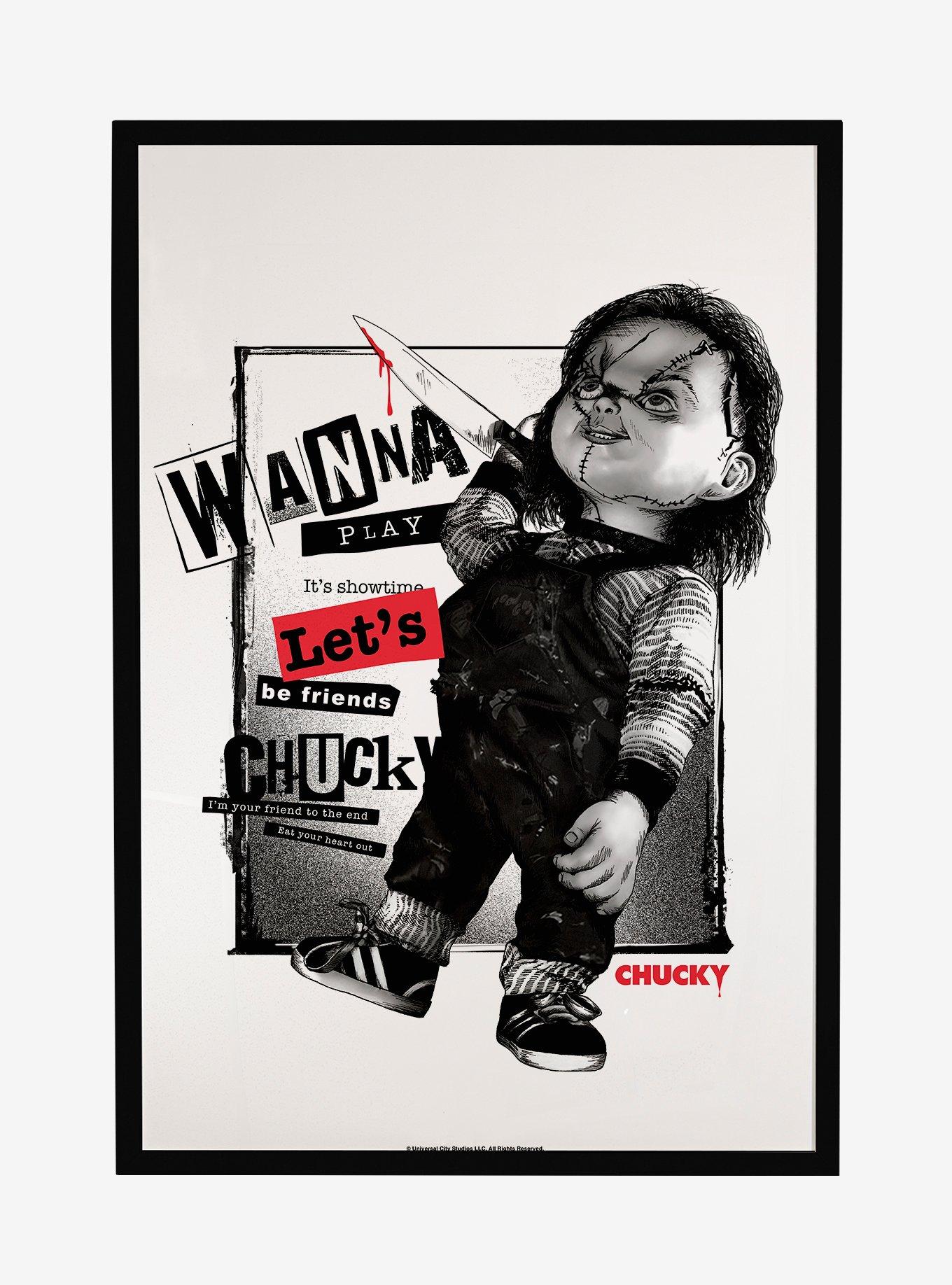 Chucky TV Series Let's Be Friends Framed Poster | Hot Topic