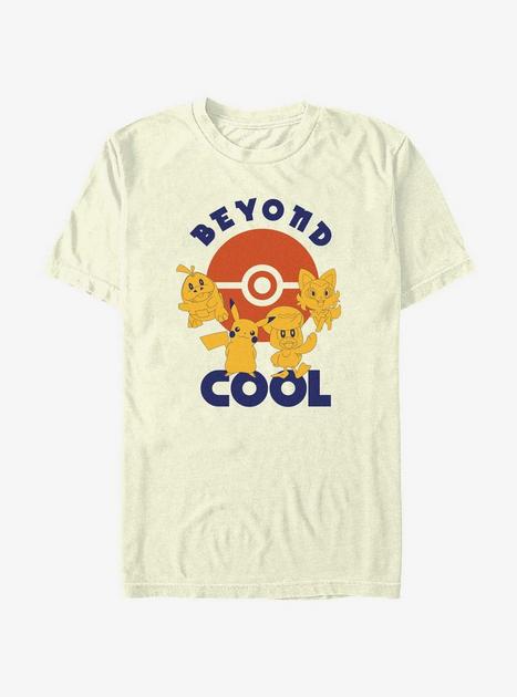 Pokemon Beyond Cool Pokeball T Shirt Beigetan Hot Topic