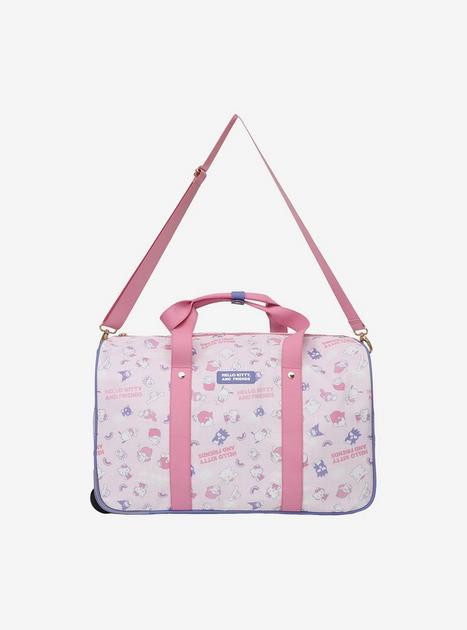 Hello Kitty And Friends Pastel Duffle Bag With Wheels Hot Topic