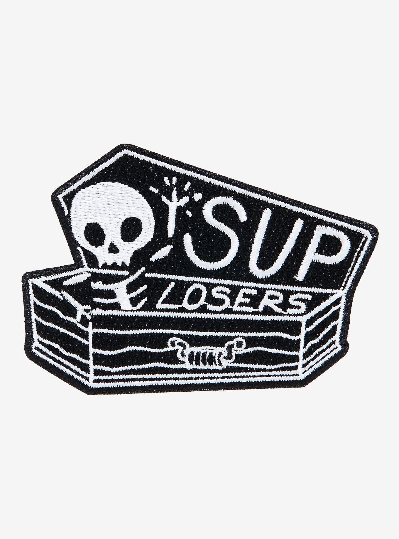 Sup Losers Coffin Patch | Hot Topic