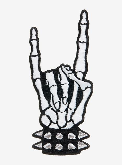 Skeleton Rock On Patch | Hot Topic