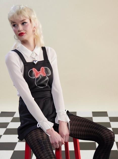 Disney Minnie Mouse Red Bow Scuba Shortalls | Hot Topic