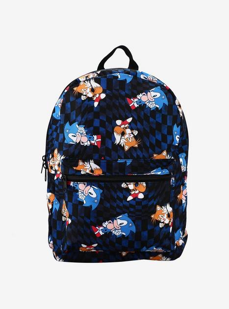 Sonic The Hedgehog Duo Warp Checkered Backpack | Hot Topic
