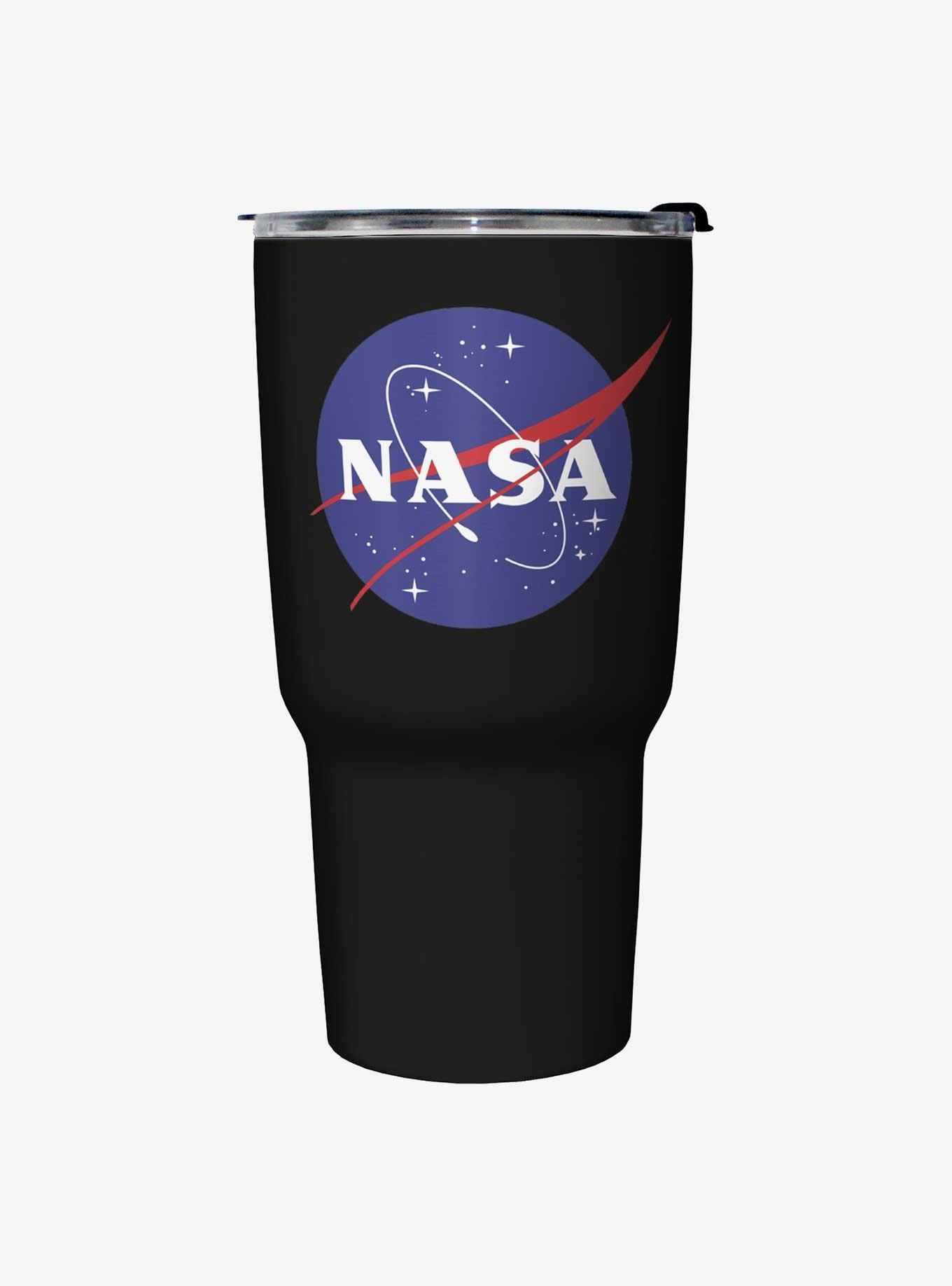 NASA Space Logo Travel Mug - BLACK | BoxLunch
