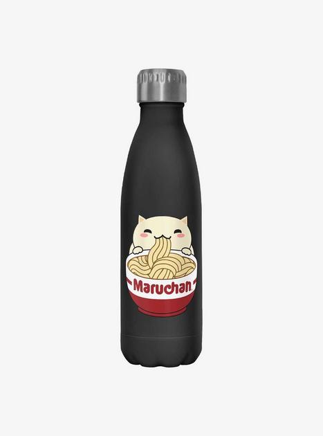 Maruchan Mmm Ramen Cat Water Bottle - BLACK | BoxLunch