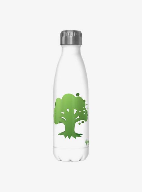 Magic: The Gathering Green Mana Symbol Water Bottle - WHITE | BoxLunch