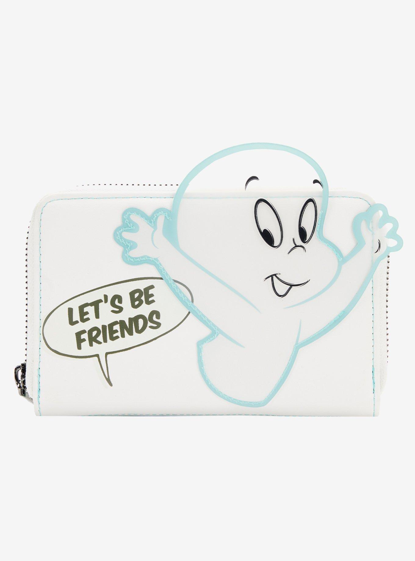 Loungefly Casper The Friendly Ghost Glow-In-The-Dark Zipper Wallet ...