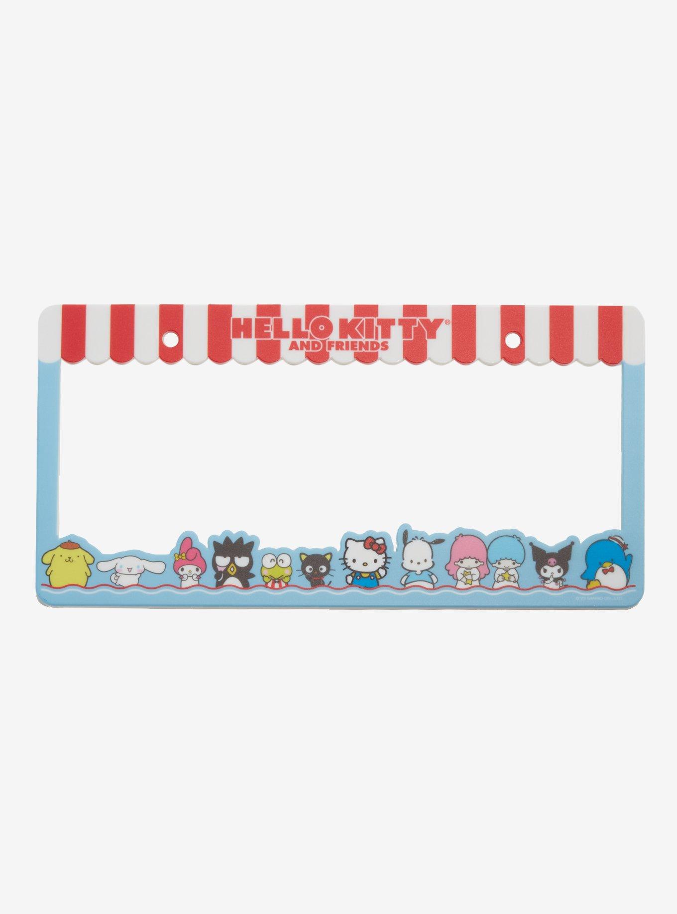 Hello kitty license plate holder store