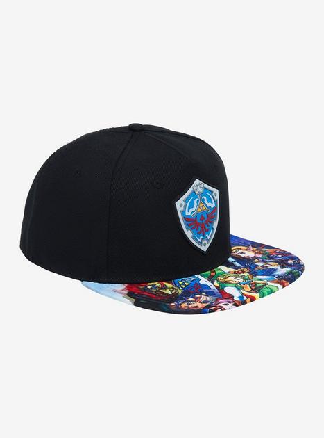 The Legend Of Zelda Group Snapback Hat | Hot Topic
