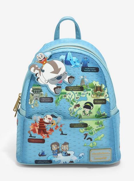 Loungefly Avatar: The Last Airbender Aang and Appa Map Mini Backpack ...
