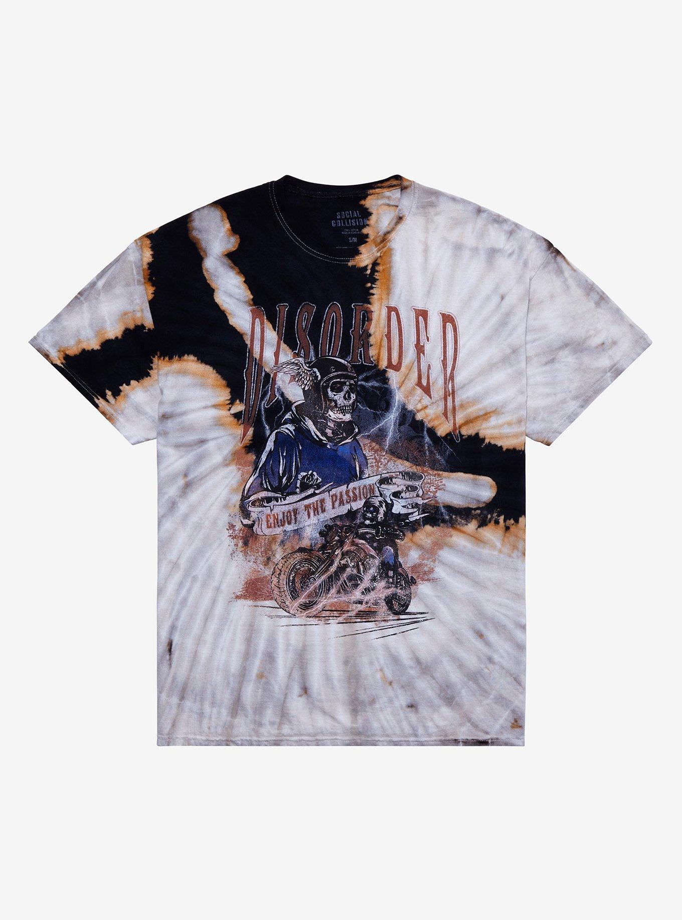 Social Collision Disorder Tie-Dye Oversized T-Shirt | Hot Topic