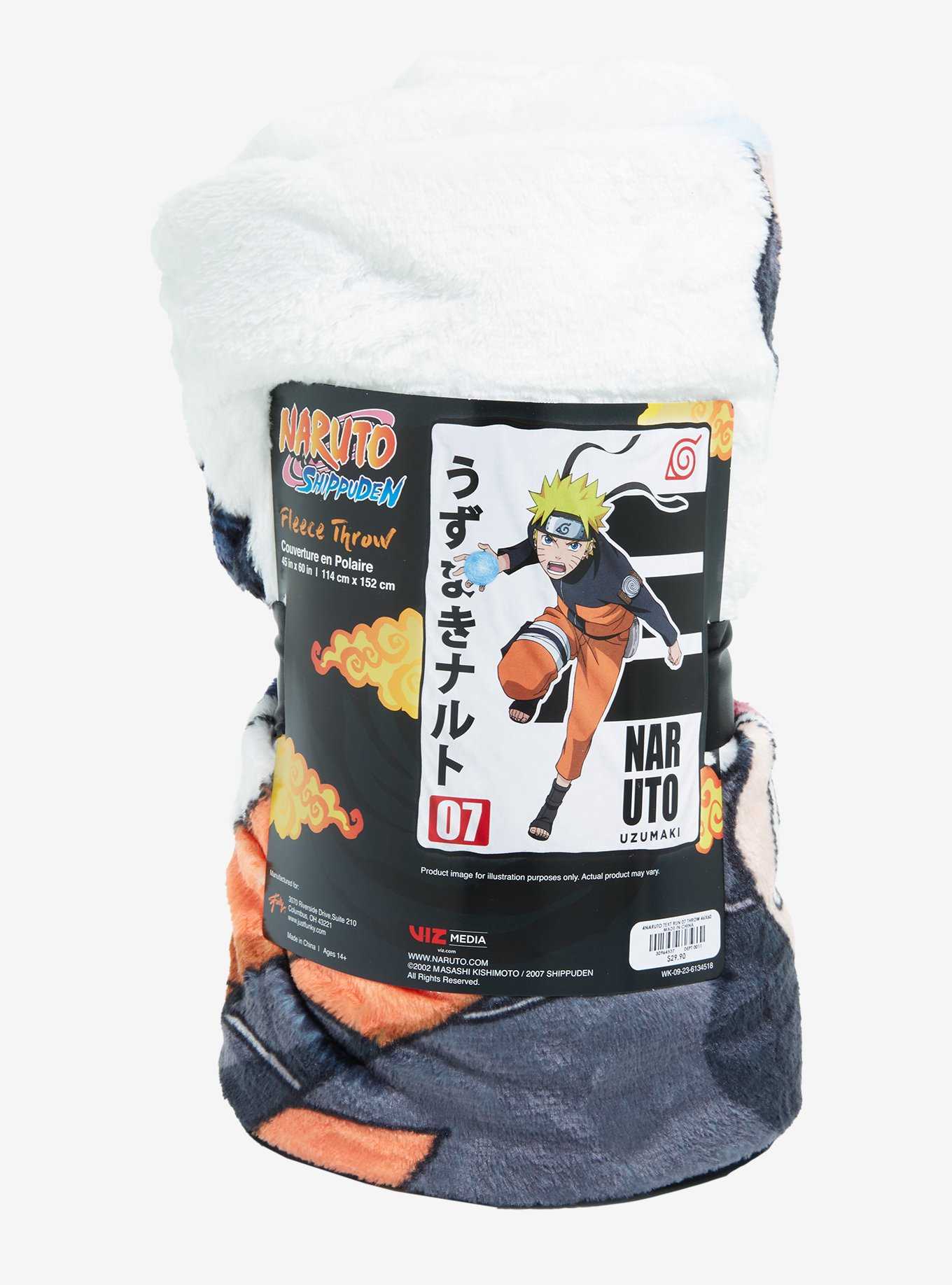 Naruto Shippuden Naruto Running Throw Blanket | Hot Topic
