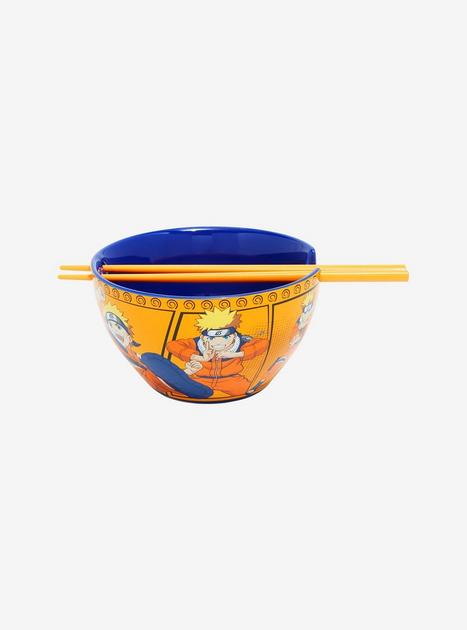 Naruto Orange Ramen Bowl With Chopsticks | Hot Topic