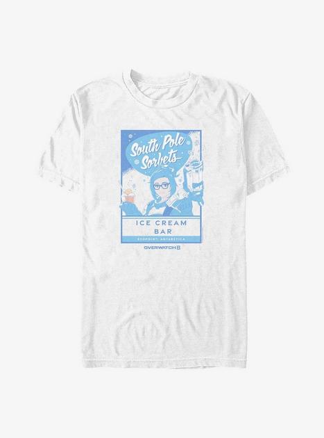 Overwatch Mei Ice Cream Bar Big & Tall T-Shirt - WHITE | Hot Topic