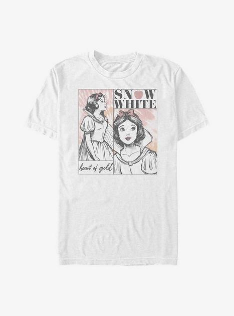 Disney Snow White Heart Of Gold Big & Tall T-Shirt - WHITE | Hot Topic