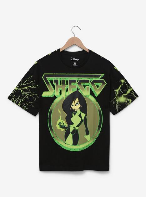 Disney Kim Possible Shego Lightning Portrait T-Shirt - BoxLunch ...