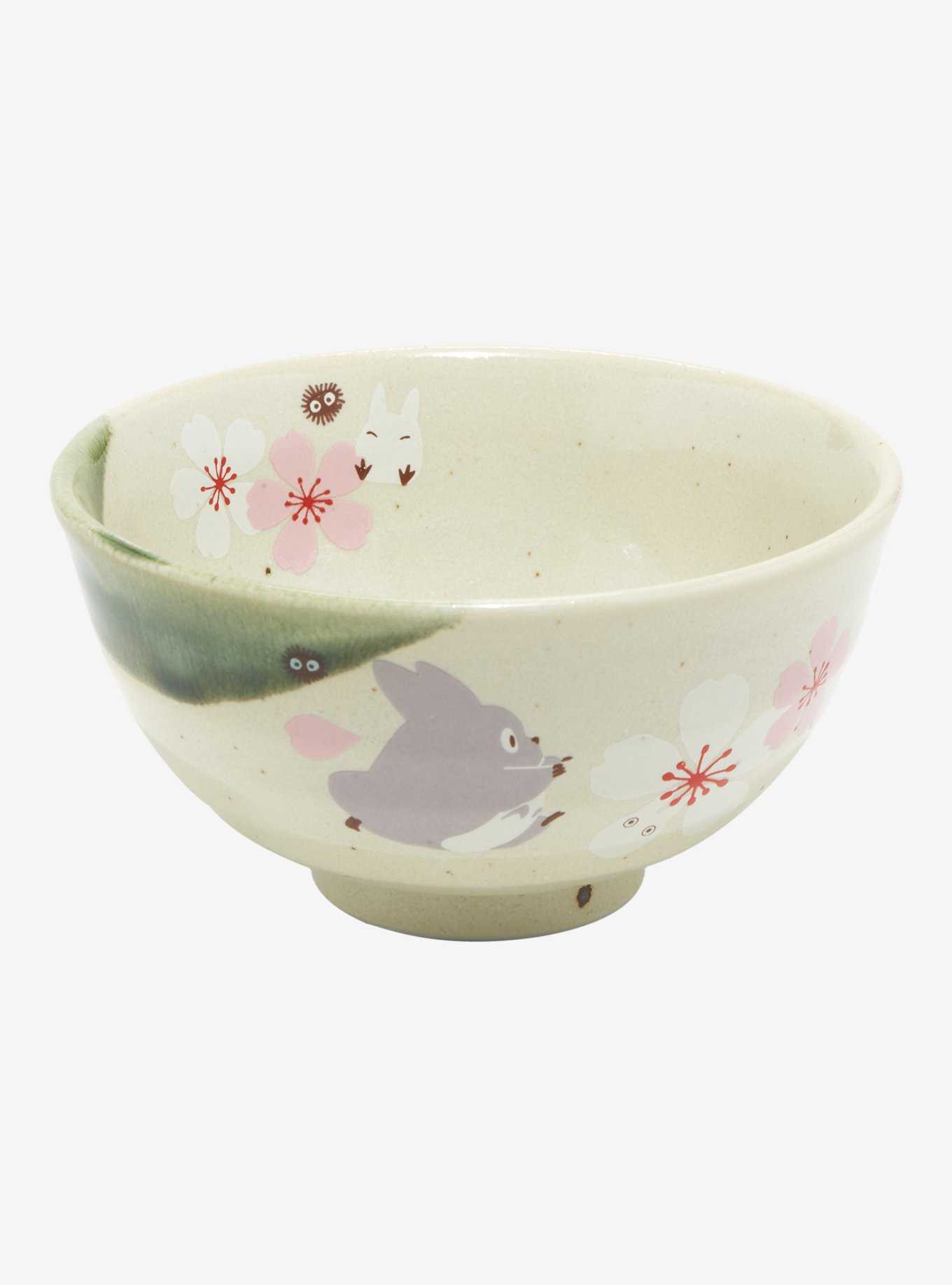 Studio Ghibli My Neighbor Totoro Cherry Blossoms Ceramic Rice Bowl ...