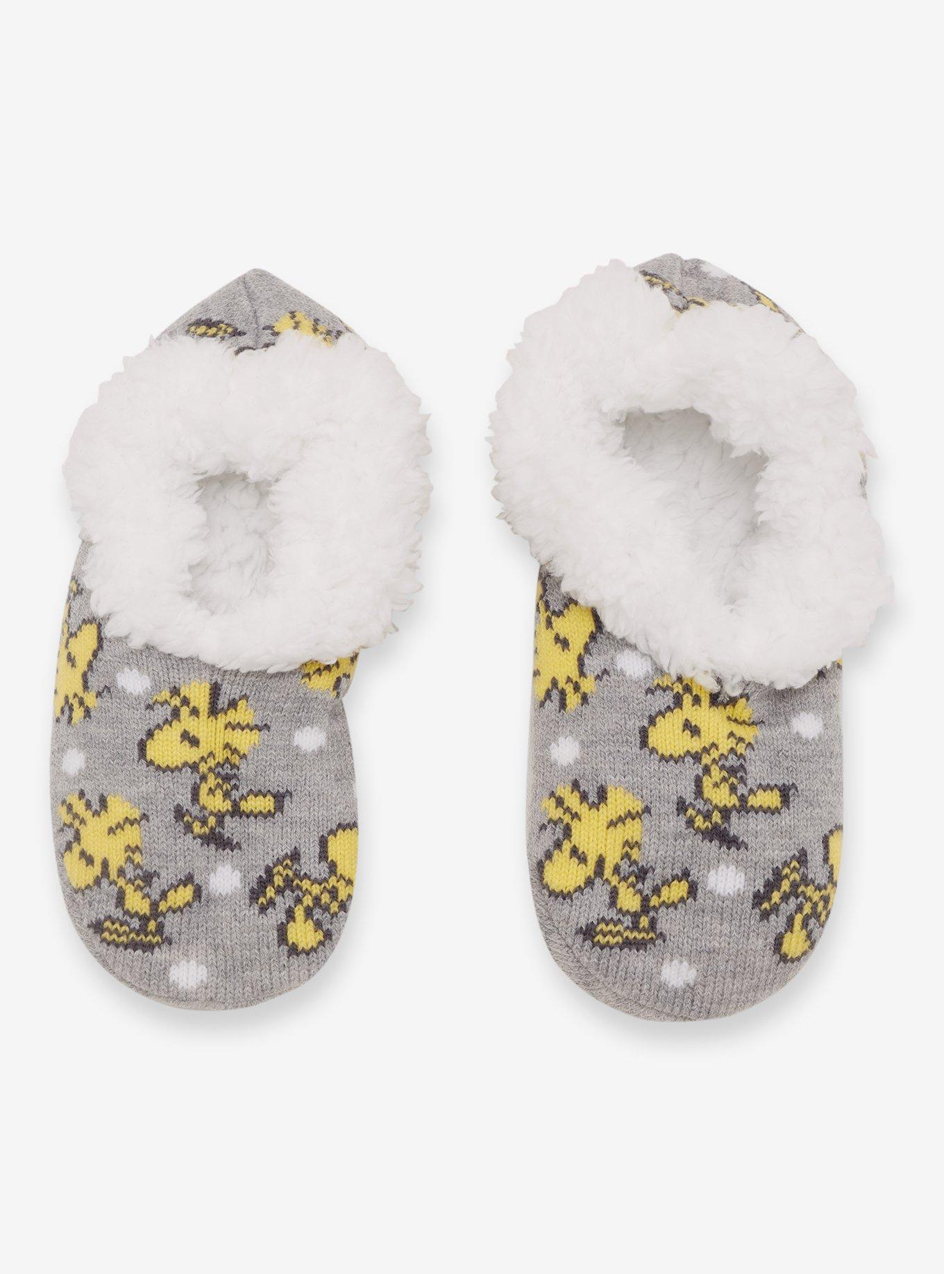 Peanuts Woodstock Cozy Slipper Socks | Hot Topic