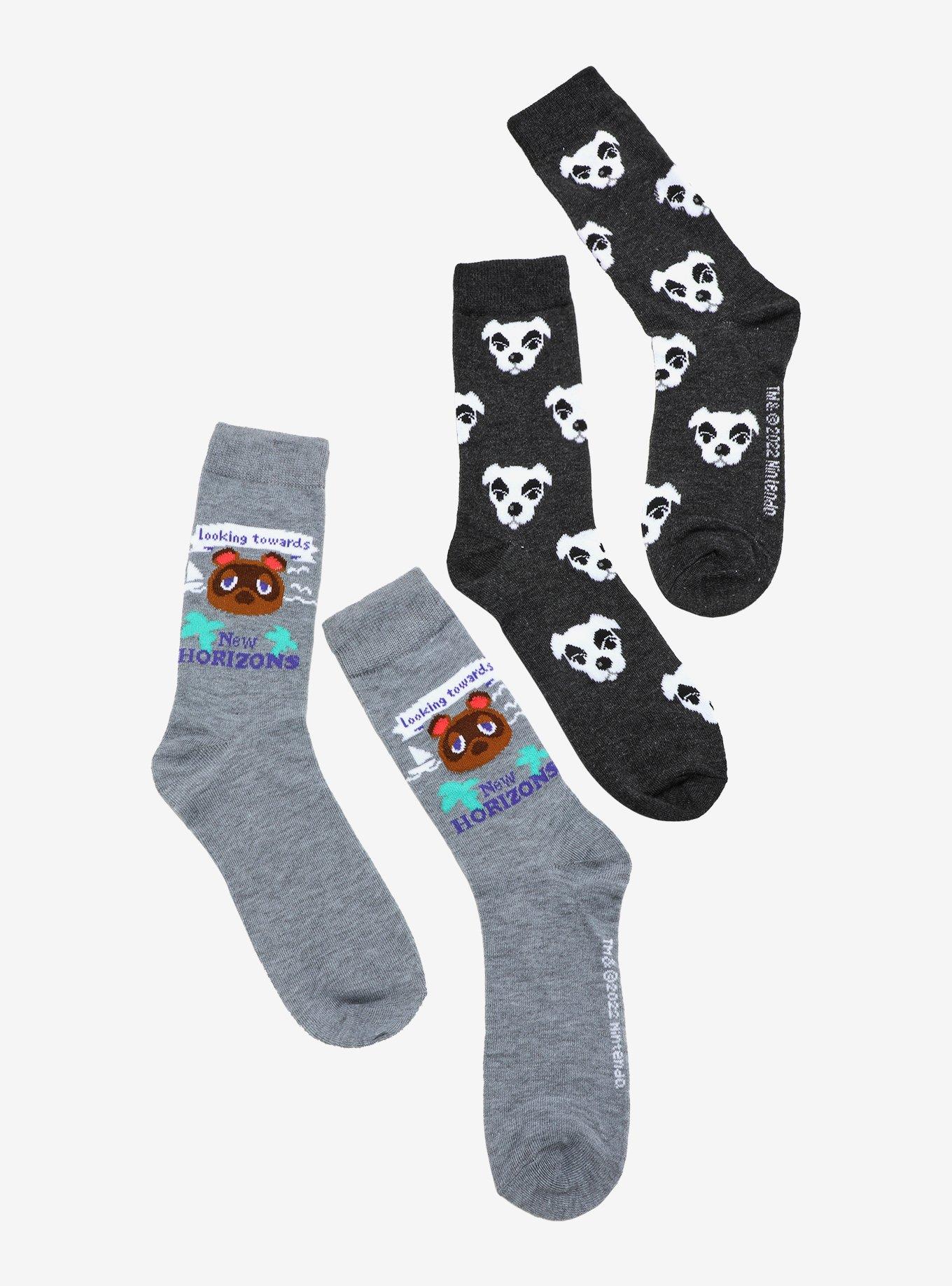 Animal Crossing: New Horizons Tom & K.K. Slider Crew Socks 2 Pair | Hot ...