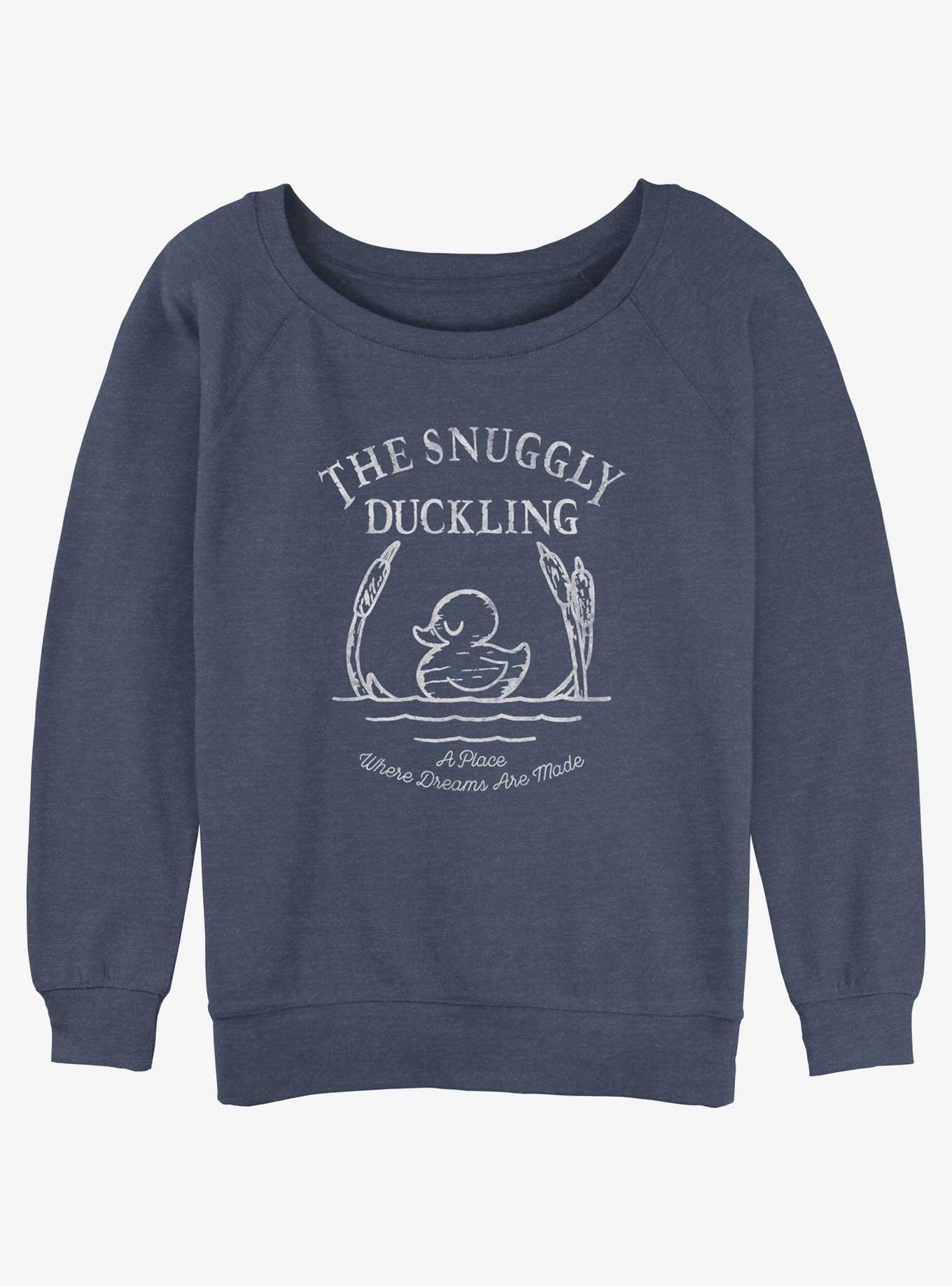 Disney Tangled Snuggly Duckling Girls Slouchy Sweatshirt - BLUE | Hot Topic