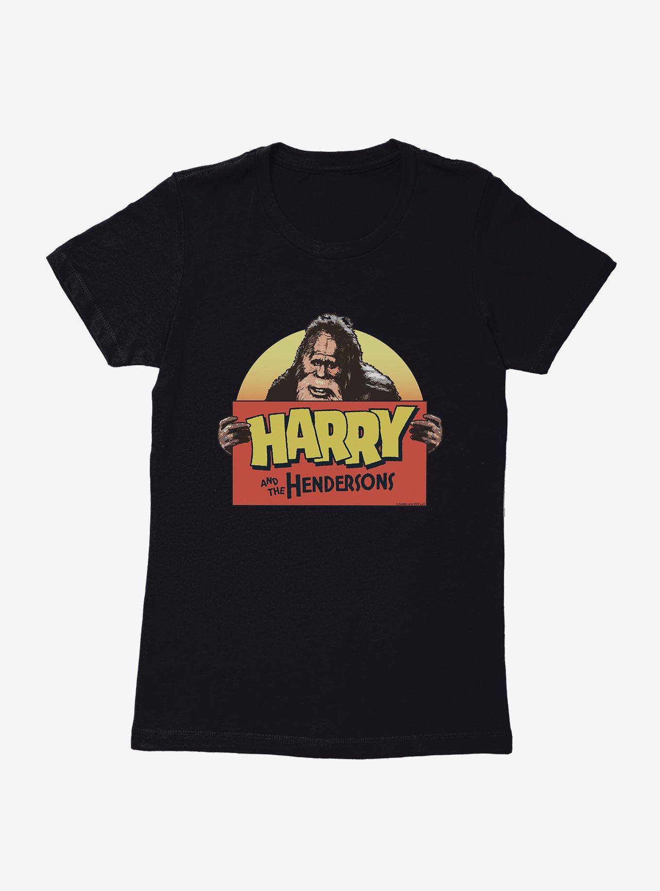 Harry And The Hendersons TV Show Logo Womens T-Shirt - BLACK | BoxLunch