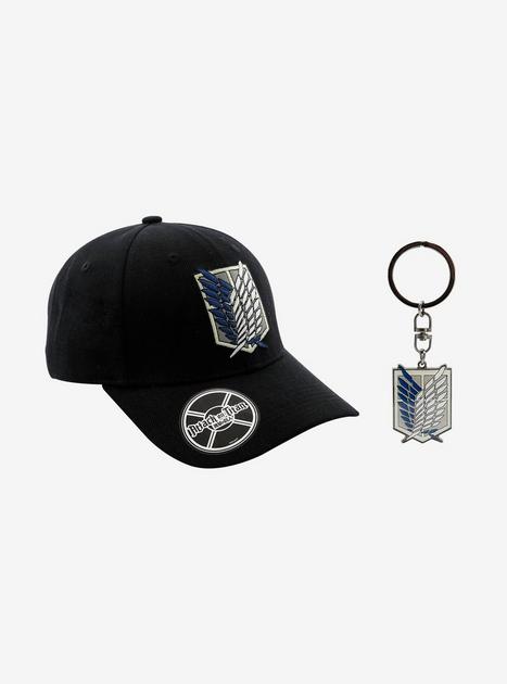 Attack On Titan Scouts Cap and Keychain Set | Hot Topic