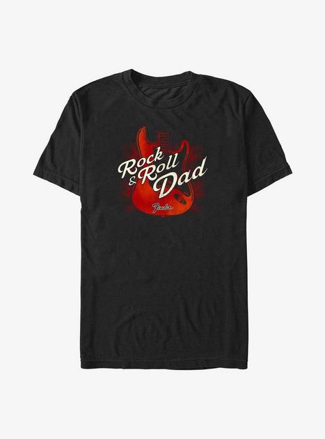 Fender Rock & Roll Dad Big & Tall T-Shirt - BLACK | Hot Topic