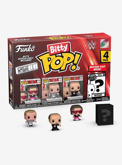 Funko WWE Bitty Pop! Bret Hart & More Vinyl Figure Set | Hot Topic